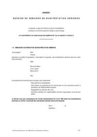 Dossier de demande d organisation d une manifestation